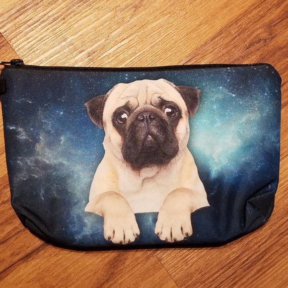 Bags | Last Chance Donating 4123 Pug Cosmetic Bag | Poshmark